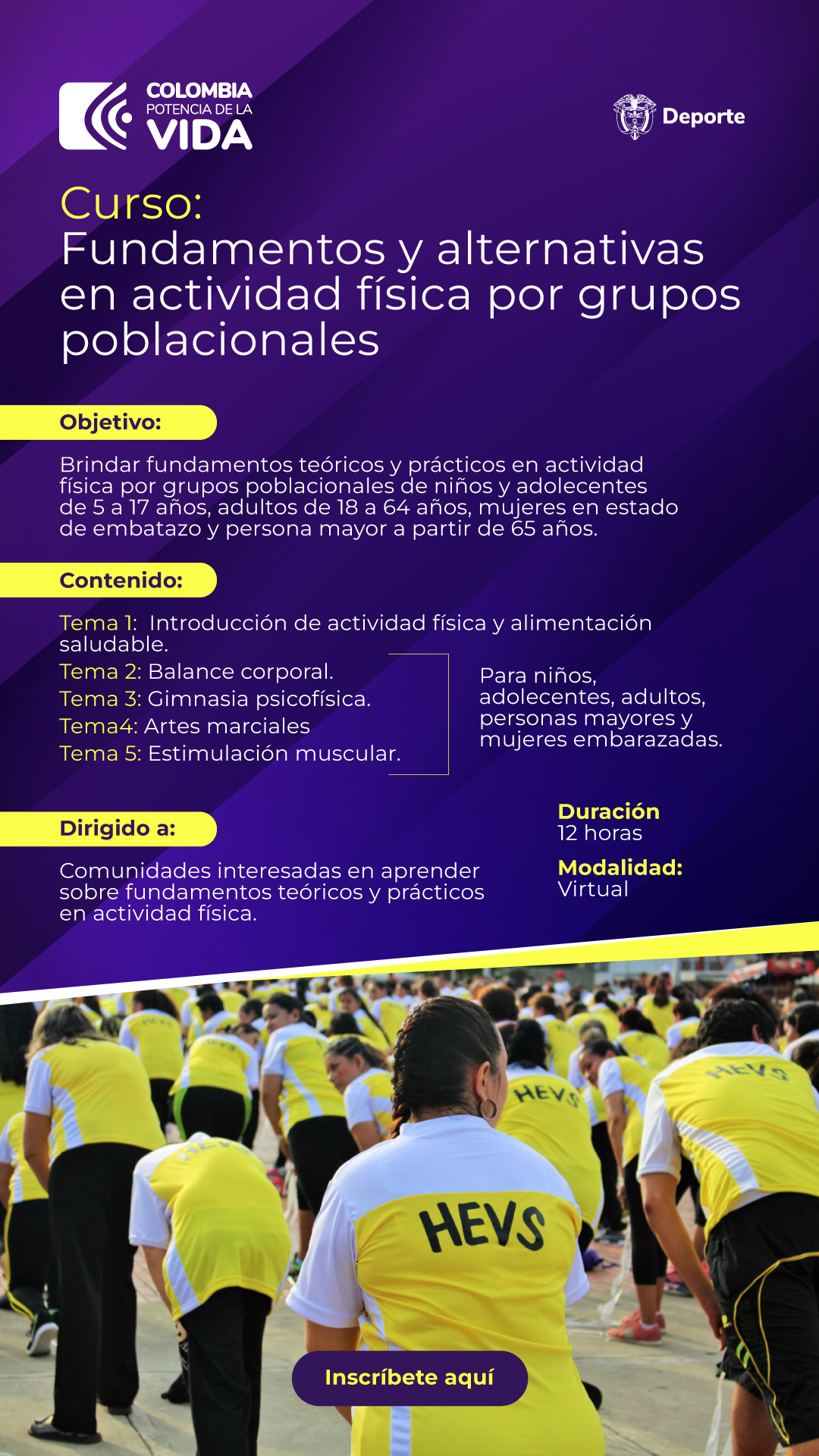 Plataforma Escuela Virtual del Deporte, Mindeporte : Resultados de la ...