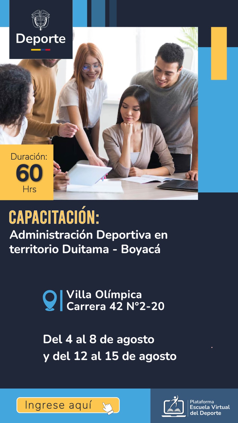 Plataforma Escuela Virtual del Deporte, Mindeporte : Resultados de la ...