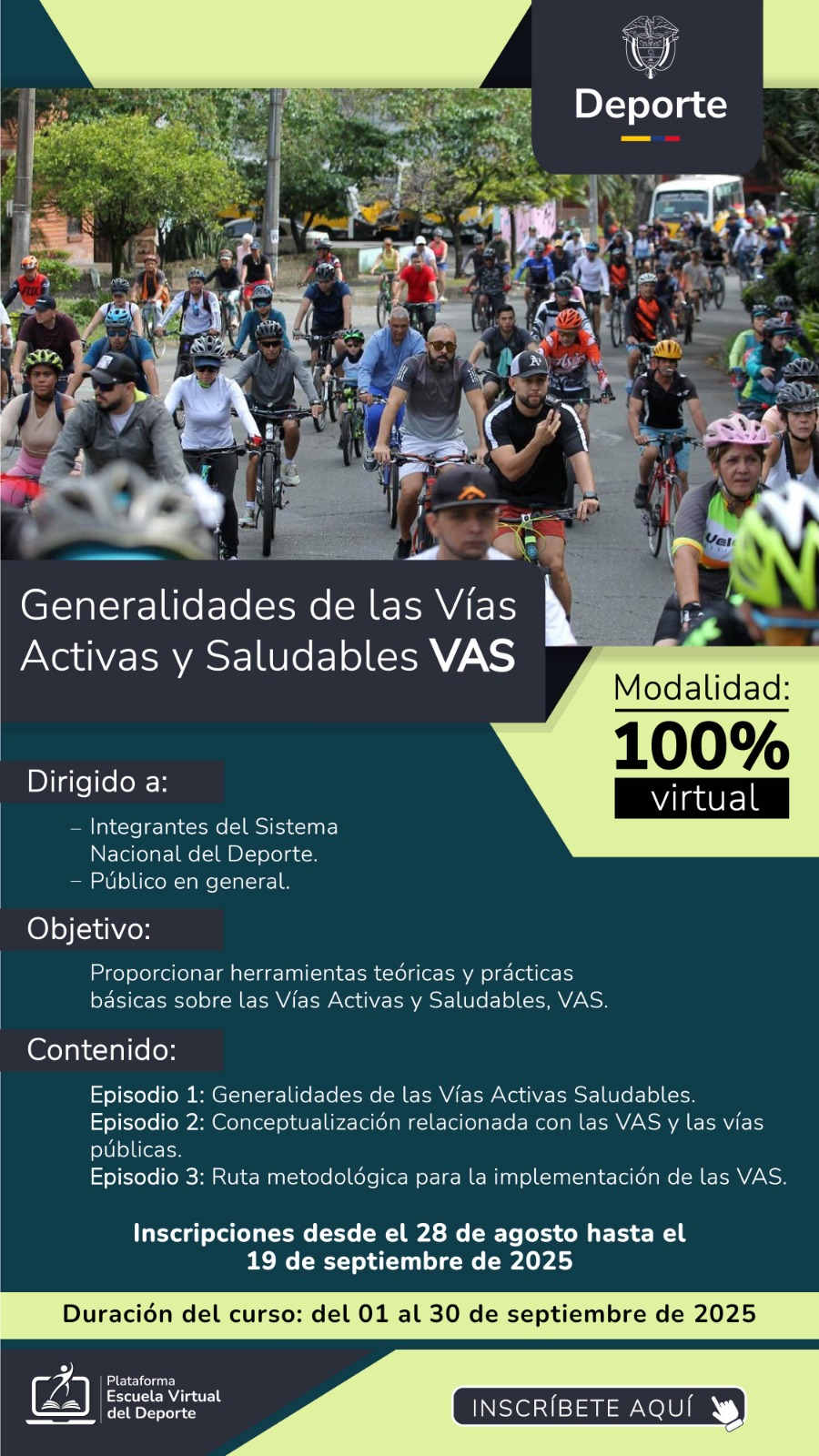 Plataforma Escuela Virtual del Deporte, Mindeporte : Resultados de la ...