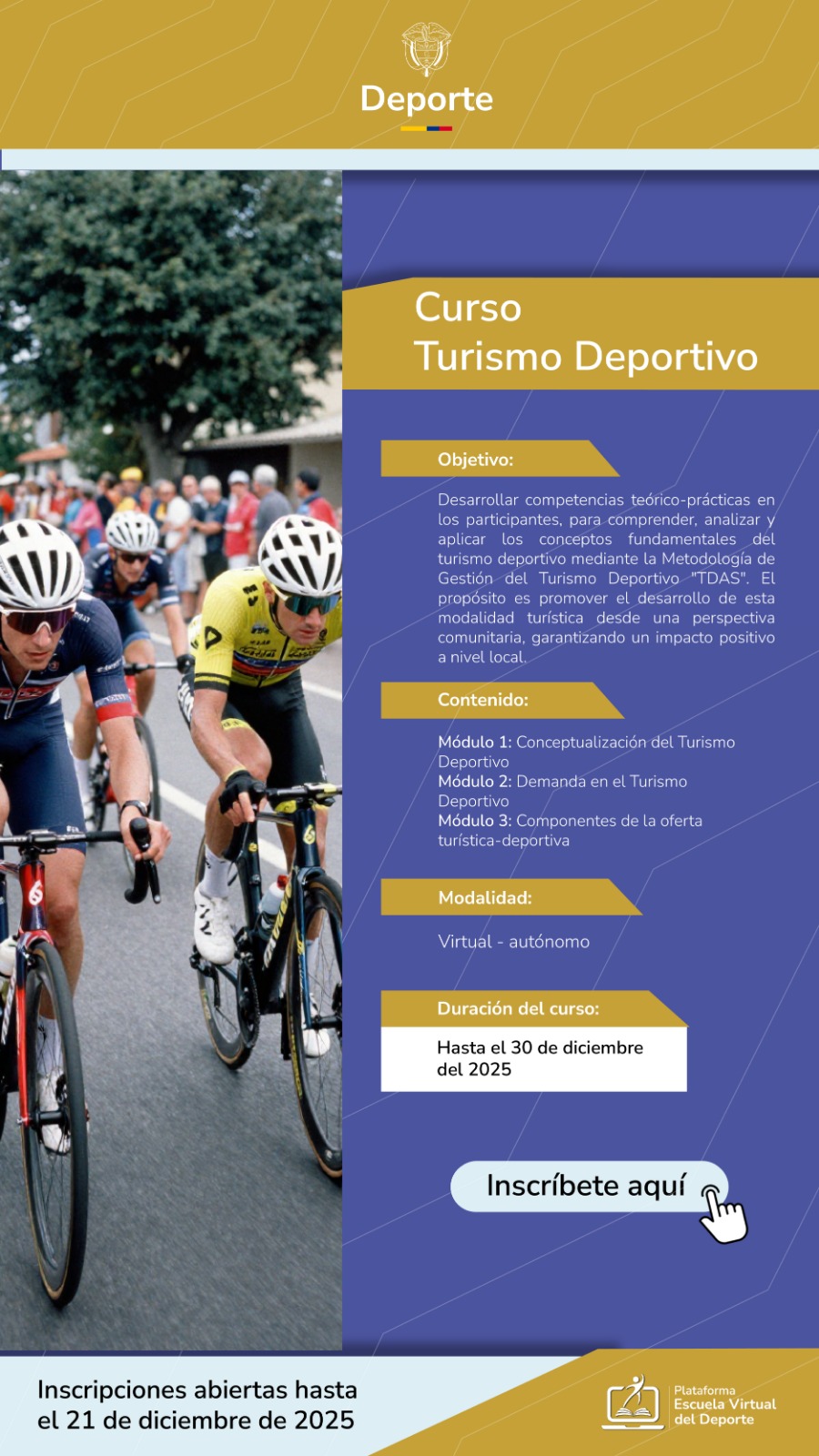 Plataforma Escuela Virtual del Deporte, Mindeporte : Resultados de la ...