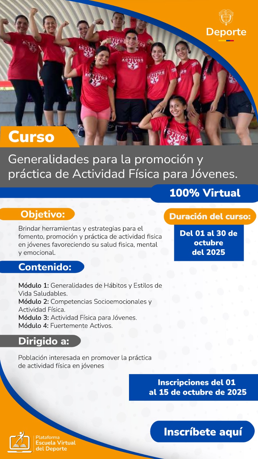 Plataforma Escuela Virtual del Deporte, Mindeporte : Resultados de la ...