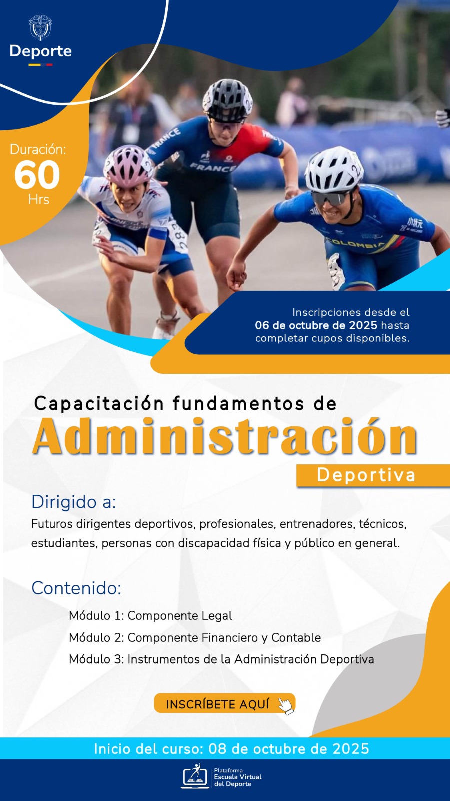 Plataforma Escuela Virtual del Deporte, Mindeporte : Resultados de la ...