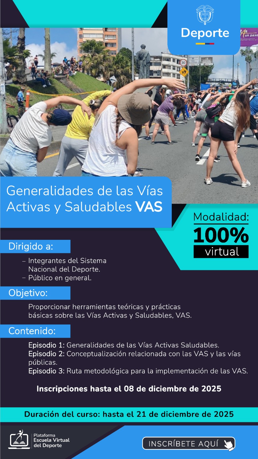 Plataforma Escuela Virtual del Deporte, Mindeporte : Resultados de la ...