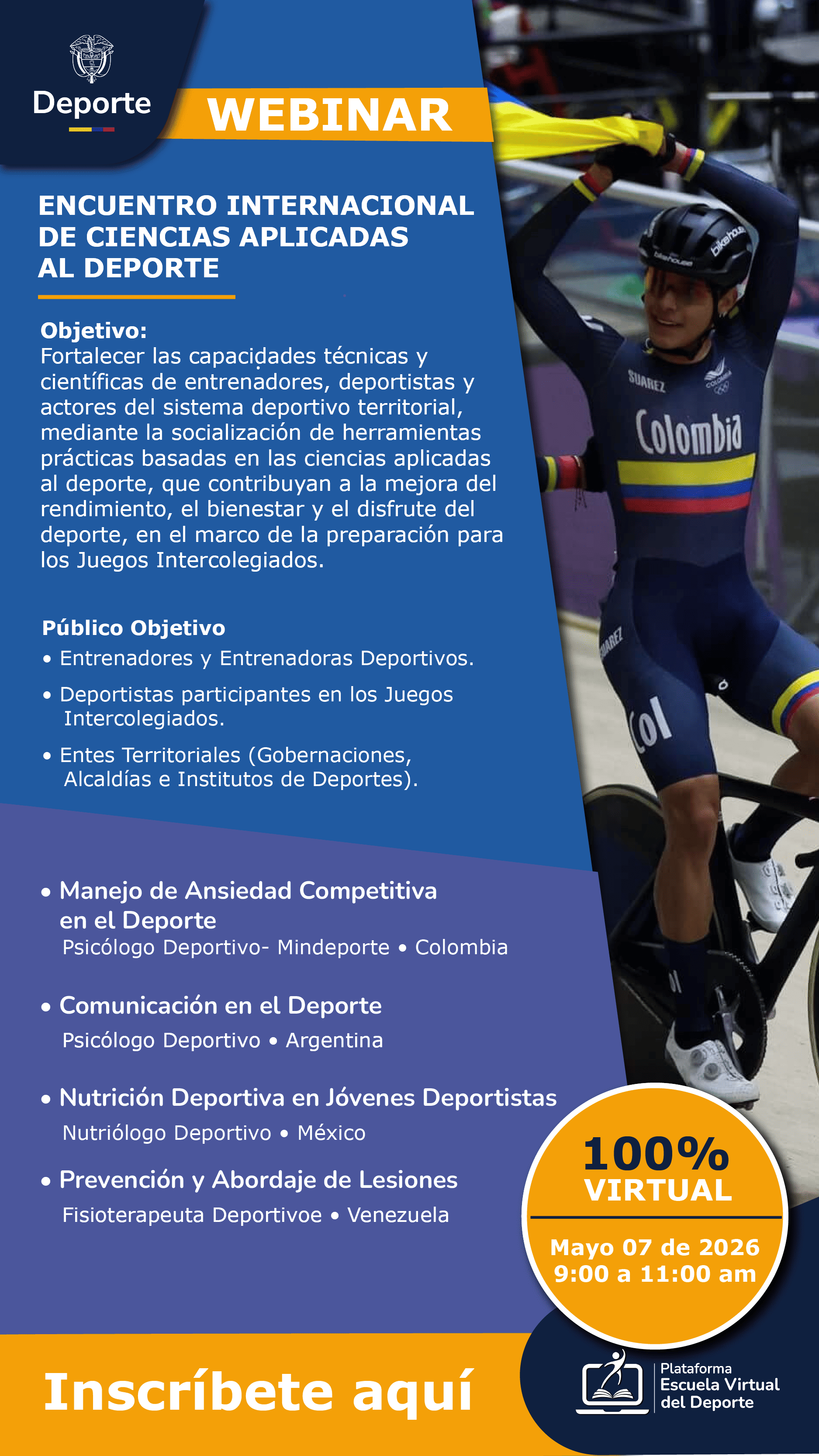 Plataforma Escuela Virtual del Deporte, Mindeporte : Resultados de la ...